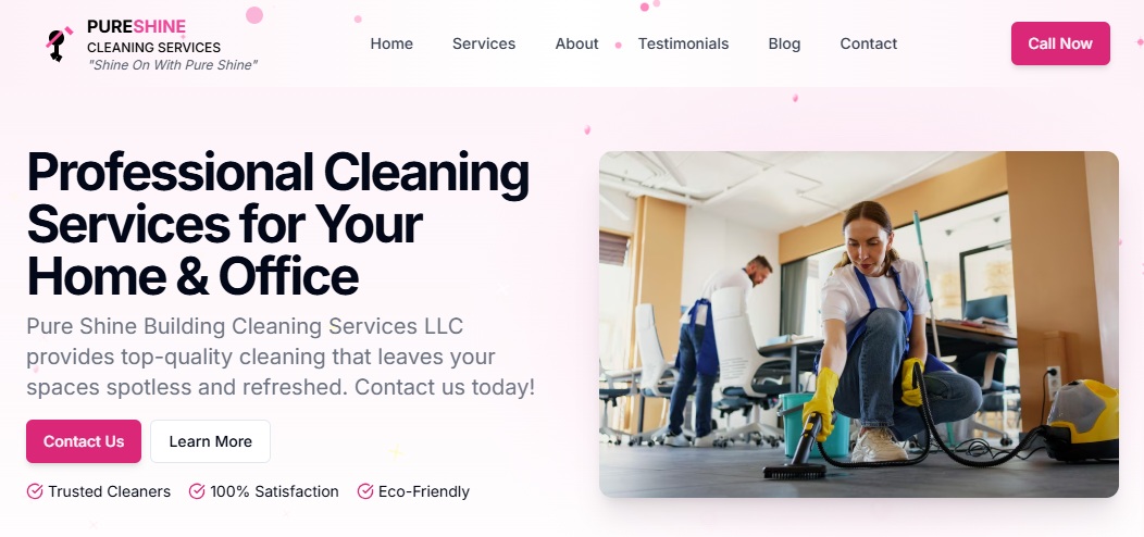Cleaning & Municipality Approved Pest Control Sharjah | Pure Shine